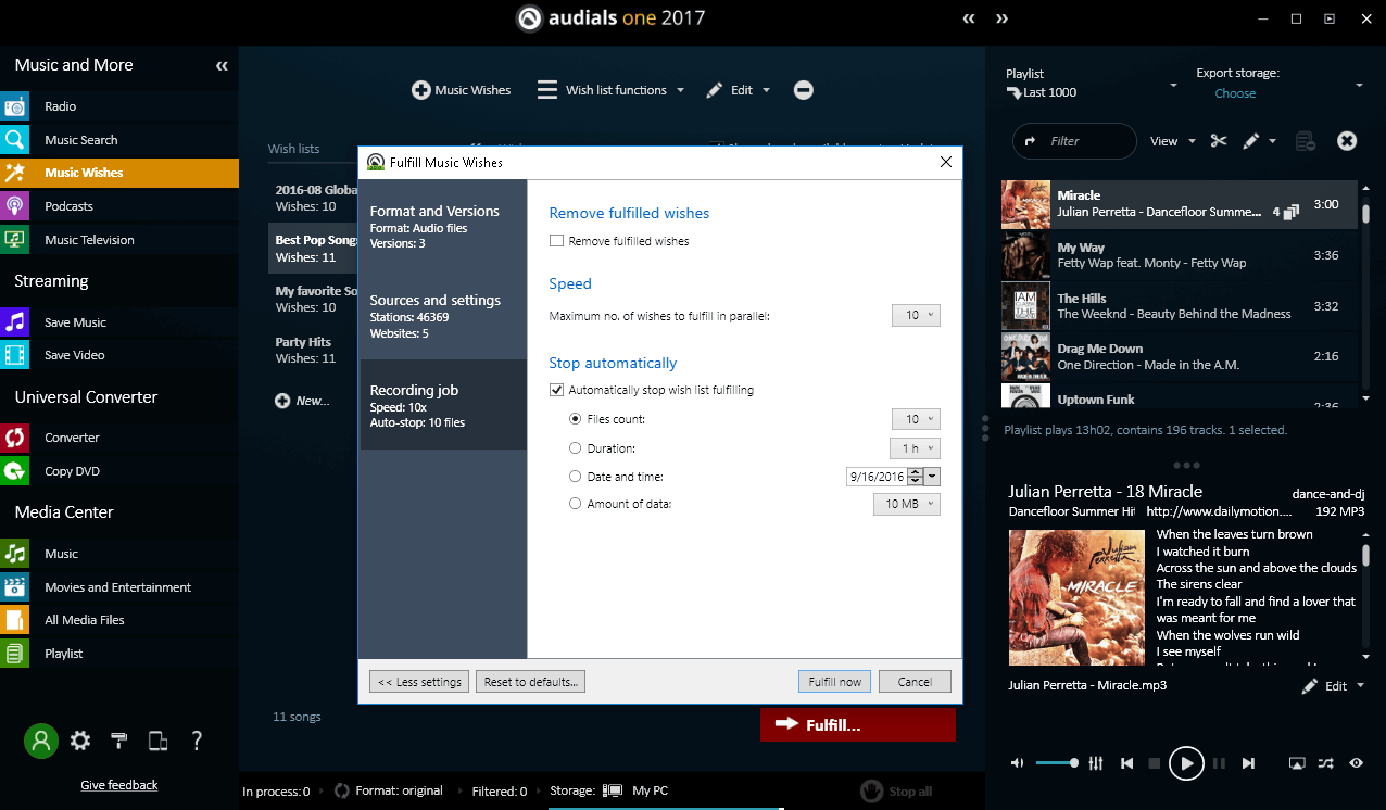Audials One 2017 の新機能 | Audials 公式サイト